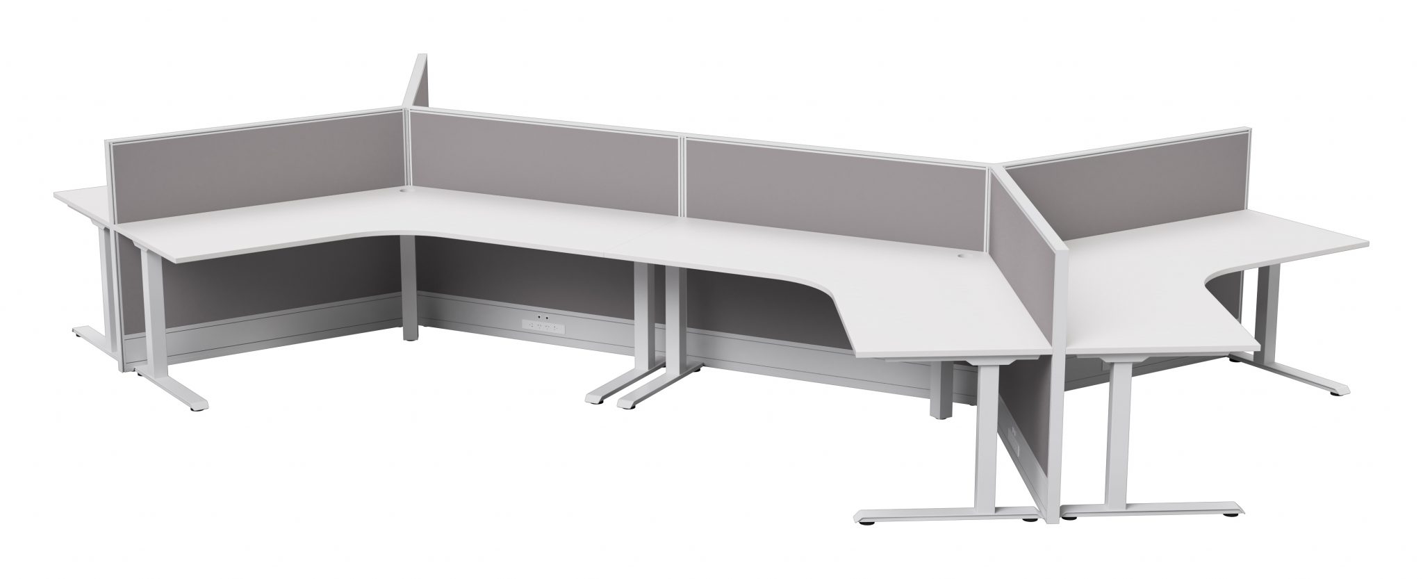 Workzone Cargo Fixed Workstation - Direct Ergonomics - GECA Approved