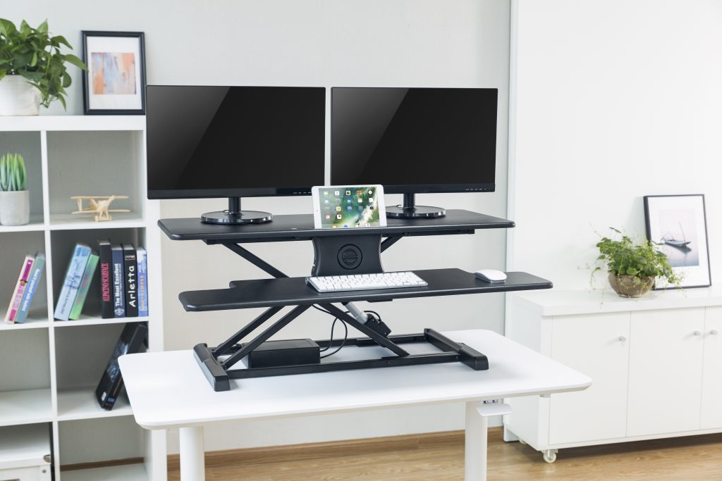 StandUp Electric Desk Converter - Sit to Stand Desk