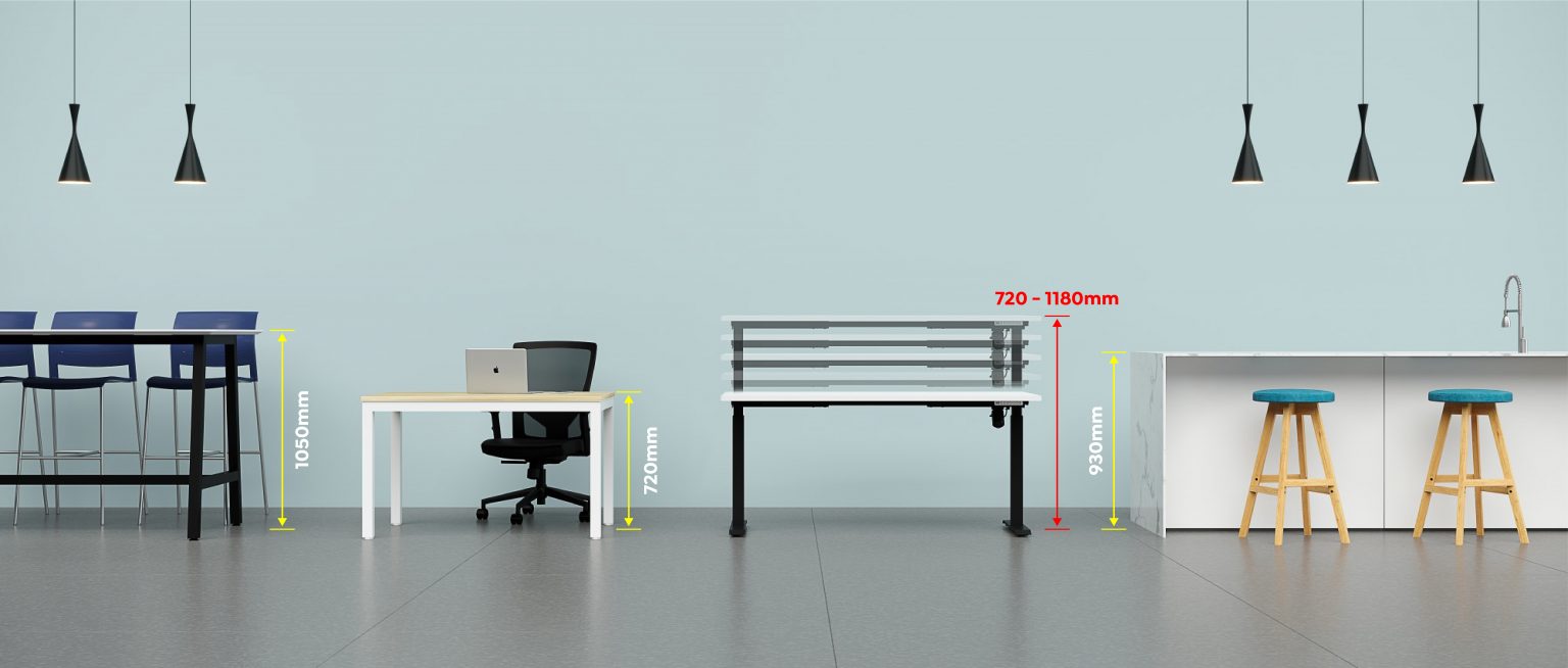 QuickShift Adjustable Desk - Direct Ergonomics - 48 Hour Dispatch