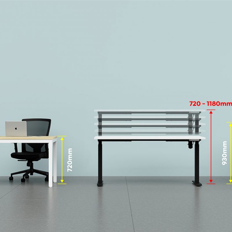 QuickShift Adjustable Desk - Direct Ergonomics - 48 Hour Dispatch
